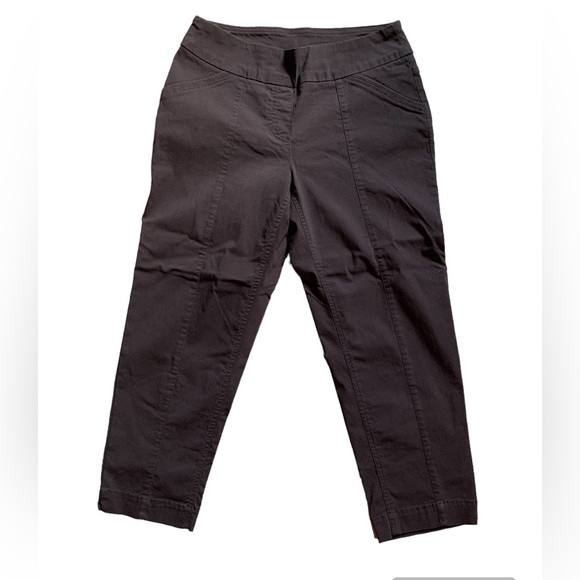 Westbound | Pants & Jumpsuits | Westbound Petites Dark Brown Capri Pull ...